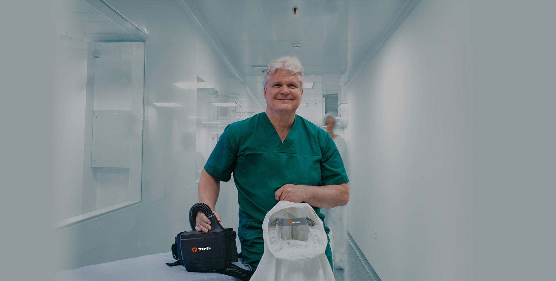 FreFlow V1 PRO with TM-H2 Respiratory Hood-Products-TECMEN